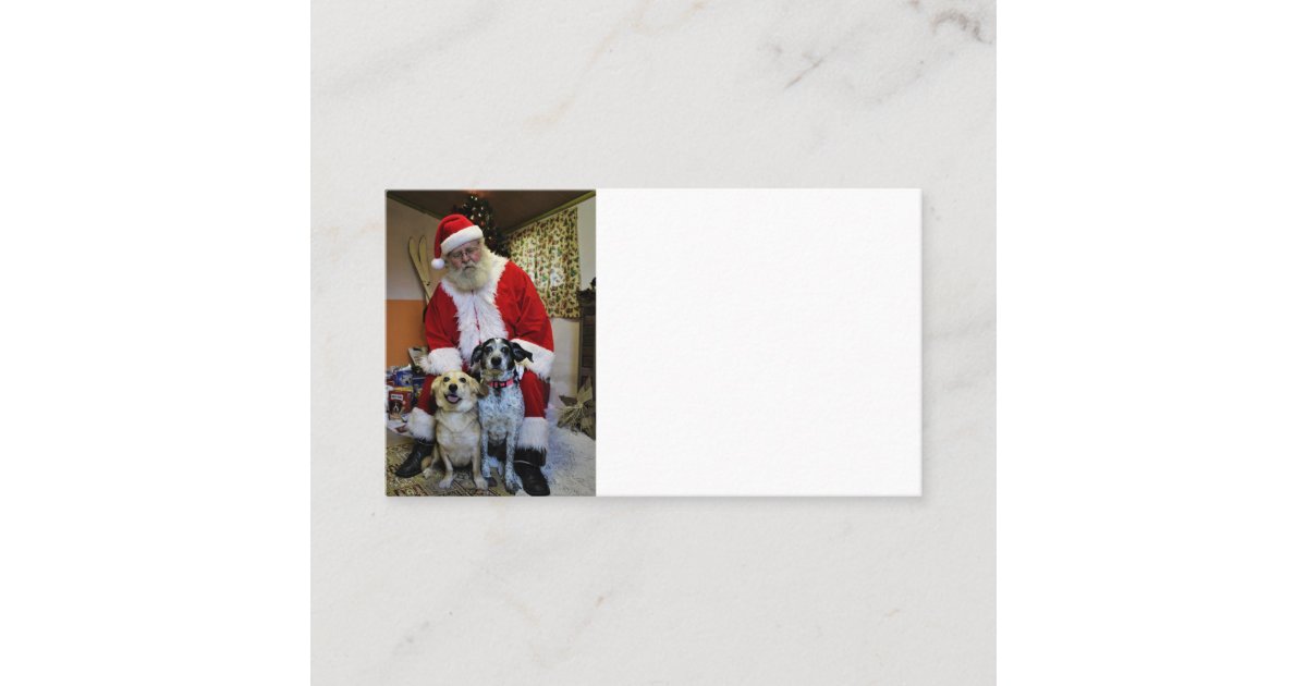 Meeting Santa Business Card | Zazzle