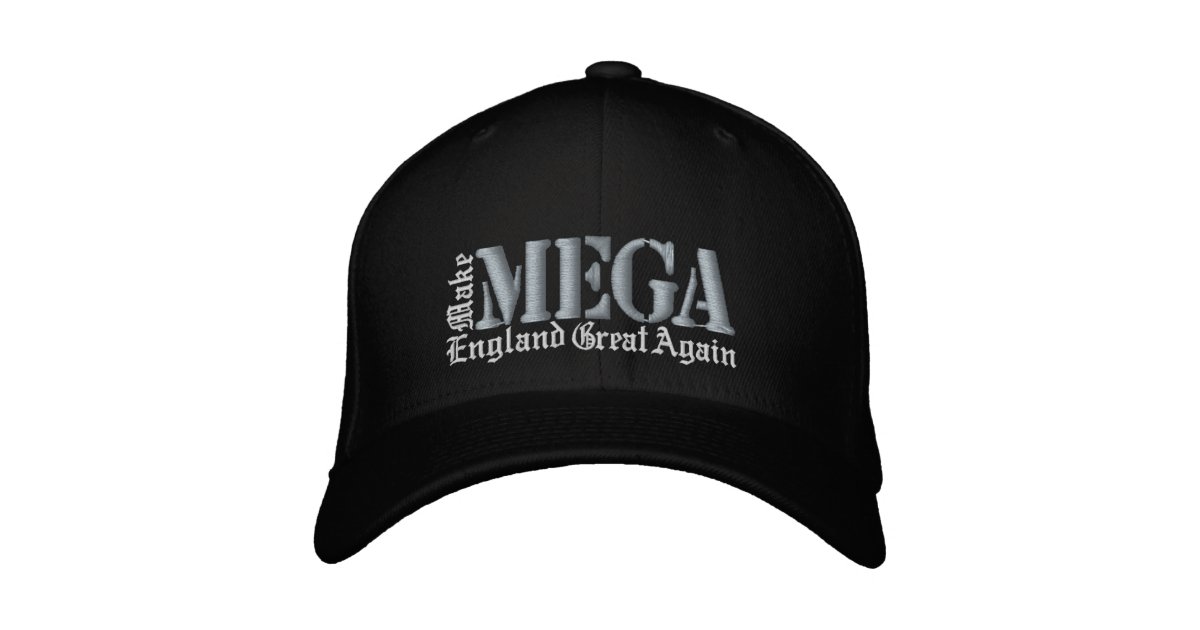 MEGA Make England Great Again Vintage Purple Black Embroidered Baseball ...
