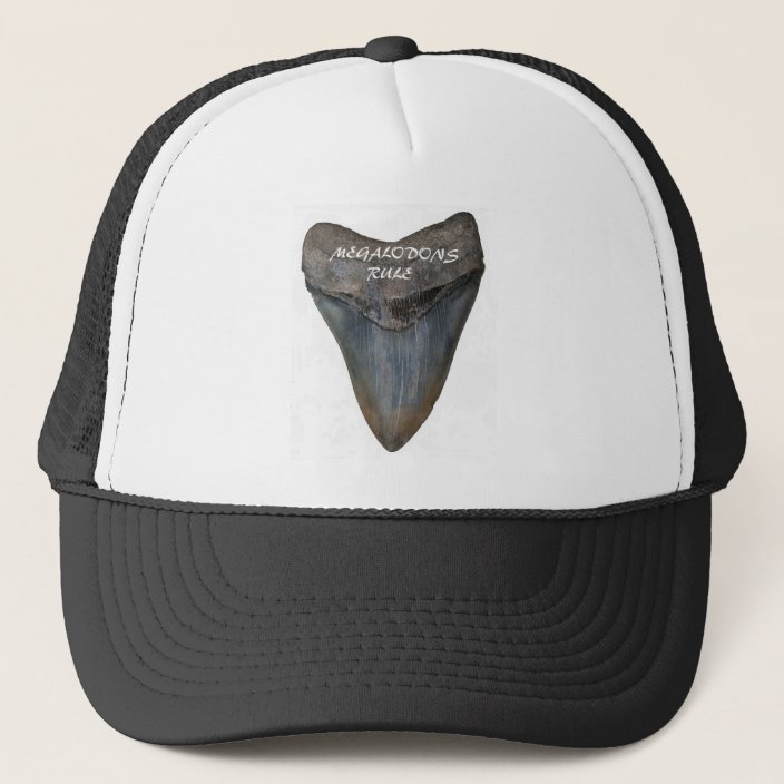 Megalodon Shark Tooth Trucker Hat | Zazzle.com