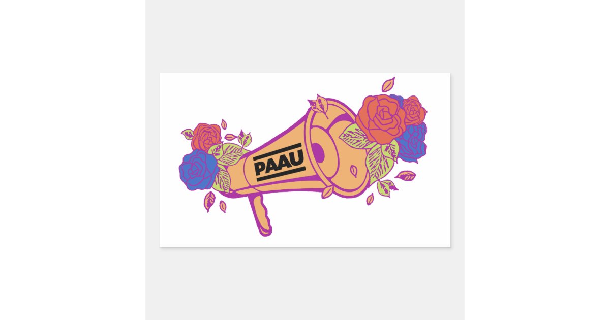 Megaphone Logo (simple) stickers | Zazzle