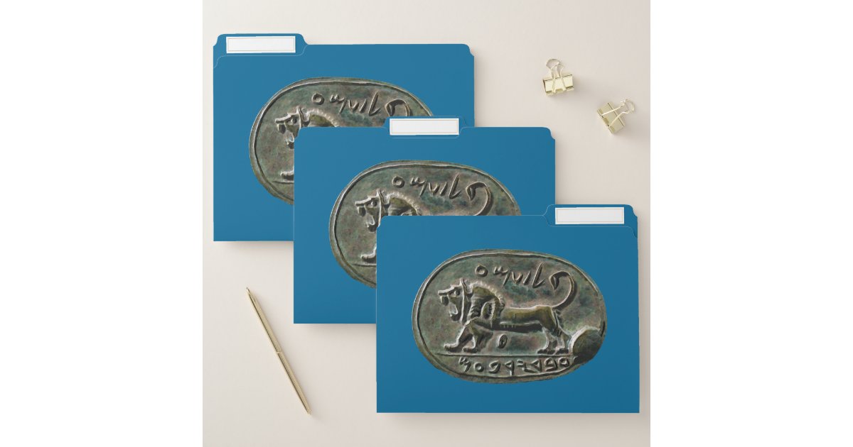 Megiddo Seal File Folder | Zazzle
