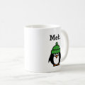 Meh meme Funny apathy quote penguin coffee mug | Zazzle