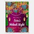 Mehendi sign & Mendhi welcome sign, Mehndi signs | Zazzle