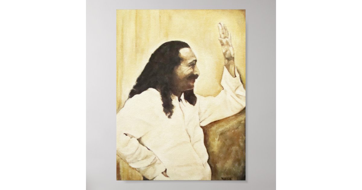 Meher Baba, "Happy Trails" Poster | Zazzle