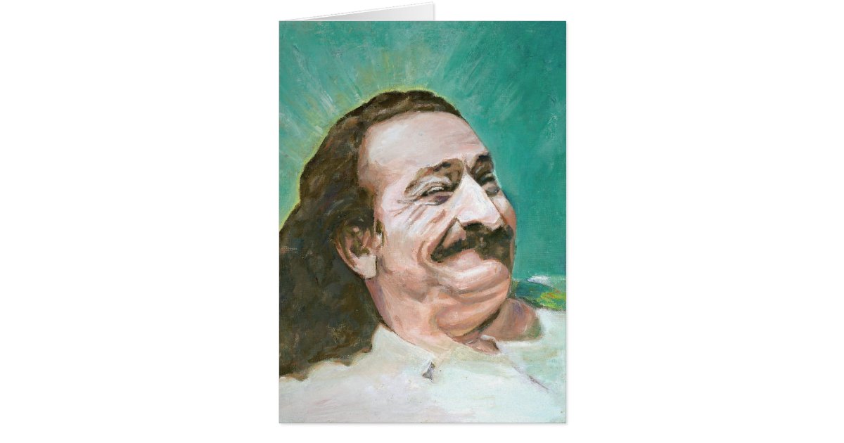 MEHER BABA, JOYOUS--CARD (blank message) | Zazzle