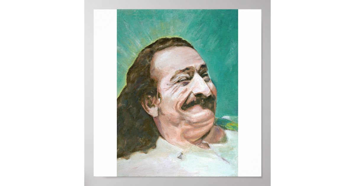 Meher Baba Laughing Poster | Zazzle