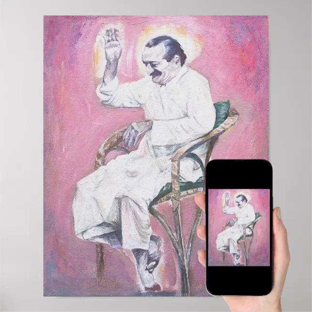 Meher Baba laughing-- Poster | Zazzle
