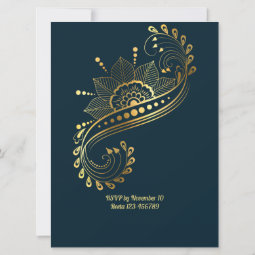 Mehndi Indian Arabian patterns design teal green | Zazzle