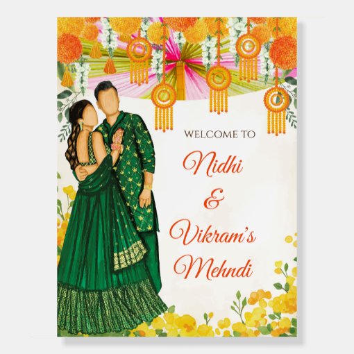 Mehndi party boards & Henna Night posters | Zazzle