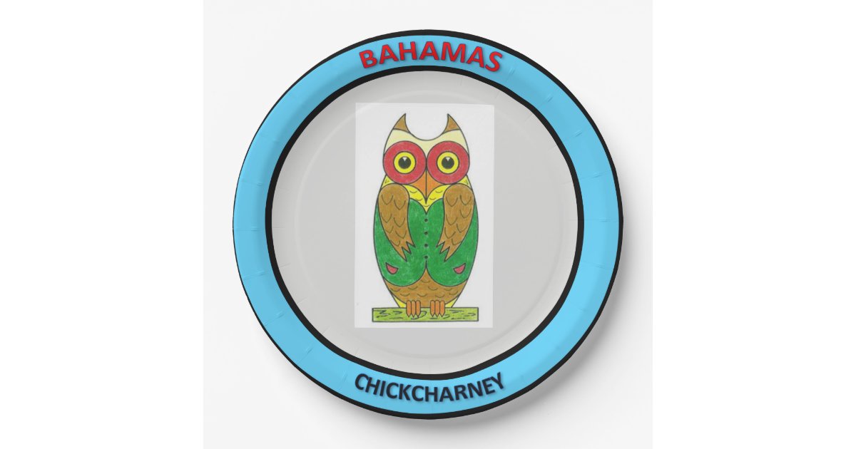 Melamine Plate Chickcharnie Bahamas | Zazzle