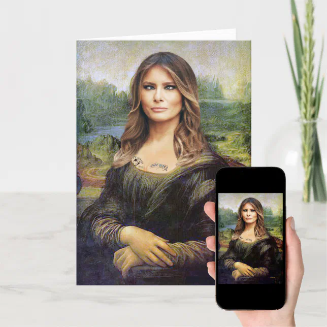 Melania Lisa Politically Incorrect Birthday Card | Zazzle Melania Lisa Politically Incorrect Birthday Card | Zazzle