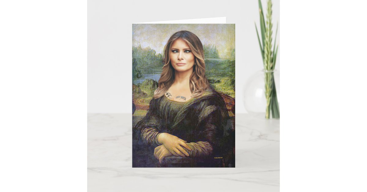 Melania Lisa Politically Incorrect Birthday Card | Zazzle Melania Lisa Politically Incorrect Birthday Card | Zazzle
