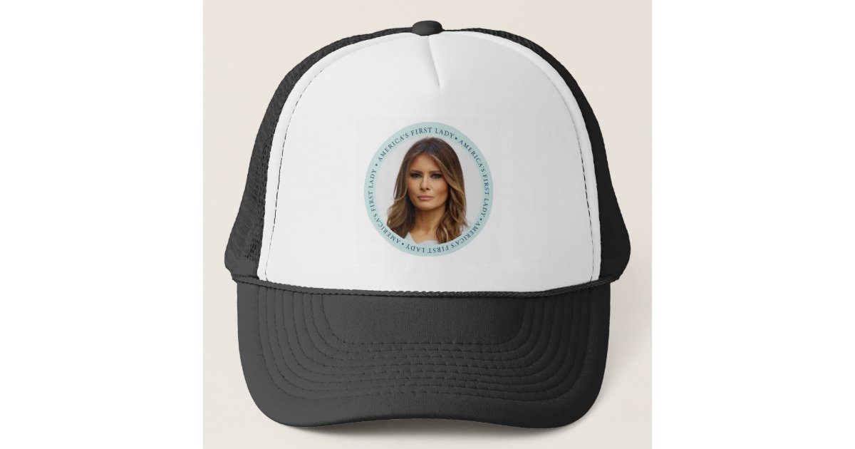 Melania TRUMP First Lady Trucker Hat | Zazzle