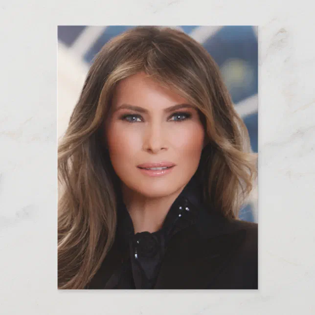 Melania Trump Official White House Photo Postcard | Zazzle