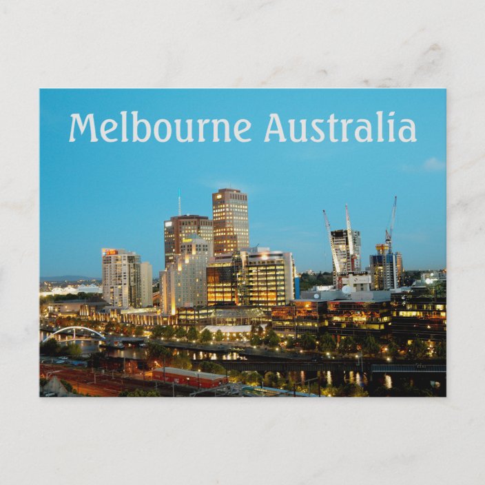 Melbourne Australia Postcard | Zazzle.com