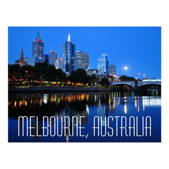 Melbourne, Australia Postcard | Zazzle.com
