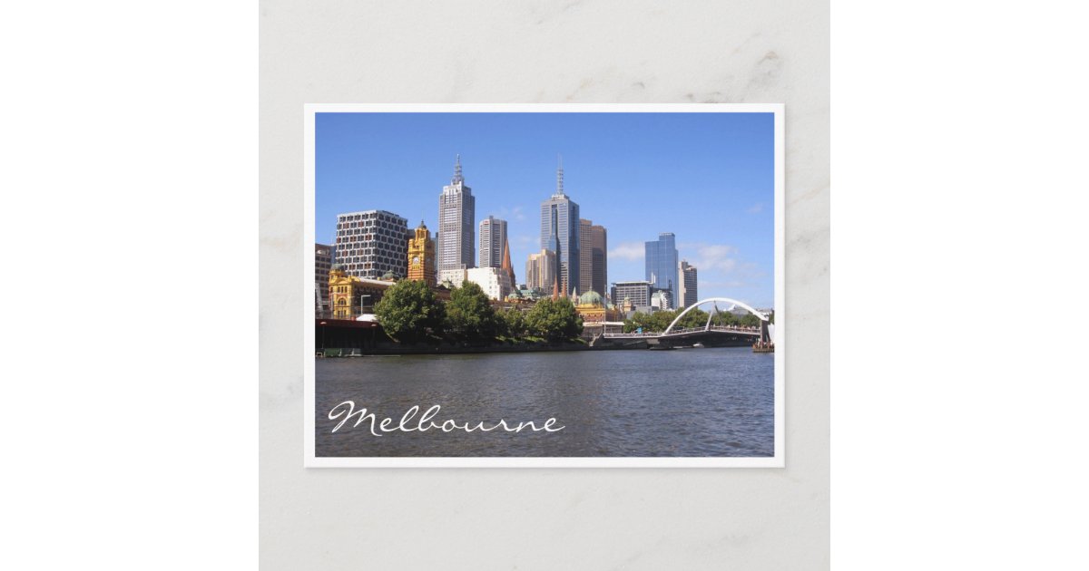 melbourne city sunshine postcard | Zazzle
