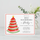 Mele Kalikimaka Christmas Tree Party Invitation | Zazzle