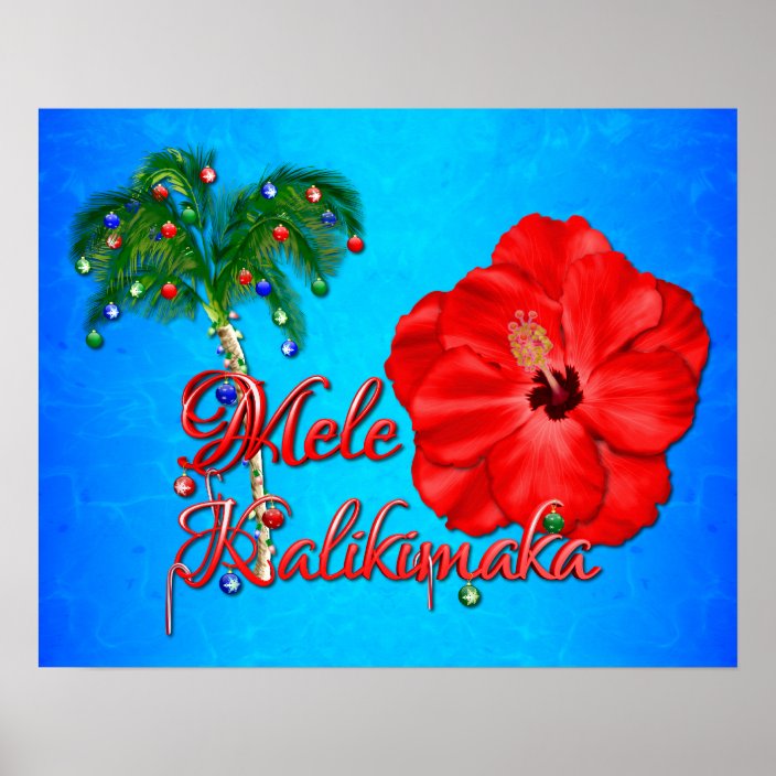 Mele Kalikimaka Poster | Zazzle.com