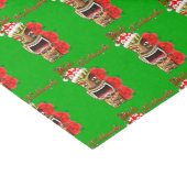 Mele Kalikimaka Santa Tiki Tissue Paper | Zazzle