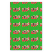 Mele Kalikimaka Santa Tiki Tissue Paper | Zazzle