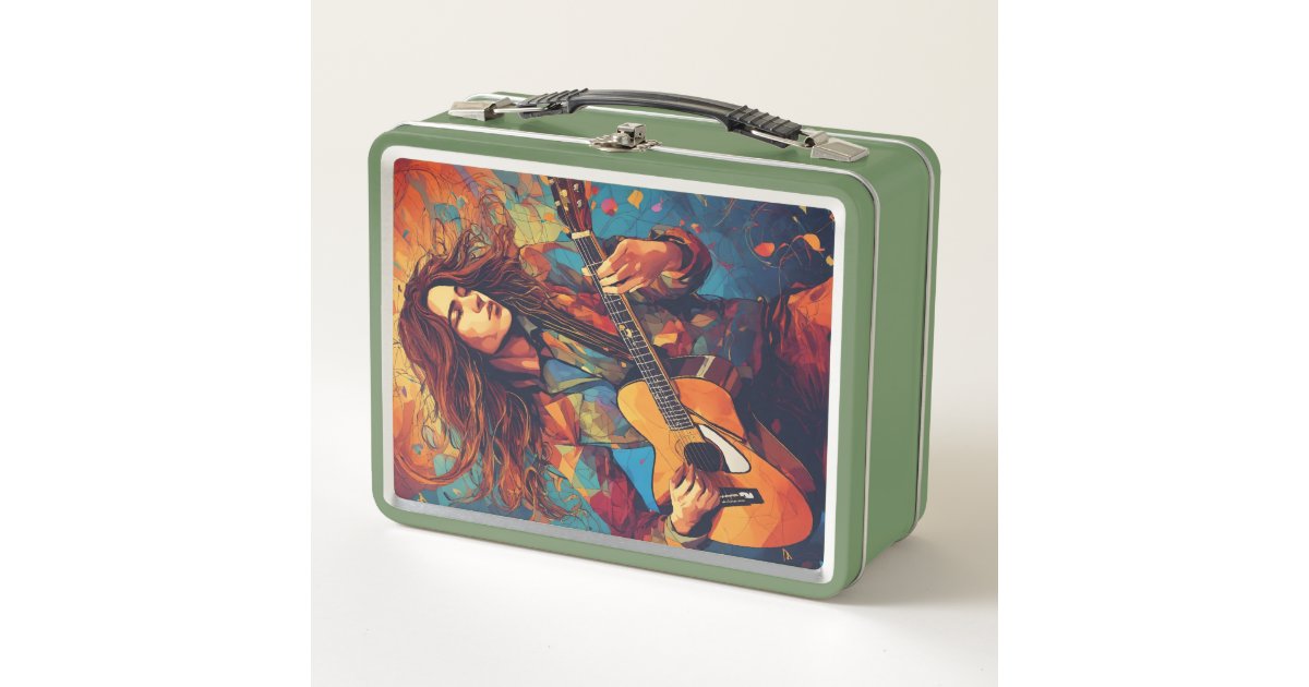 Melodic Whirlwind Metal Lunch Box | Zazzle