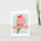 Melt My Heart Ice Cream Valentine Card | Zazzle