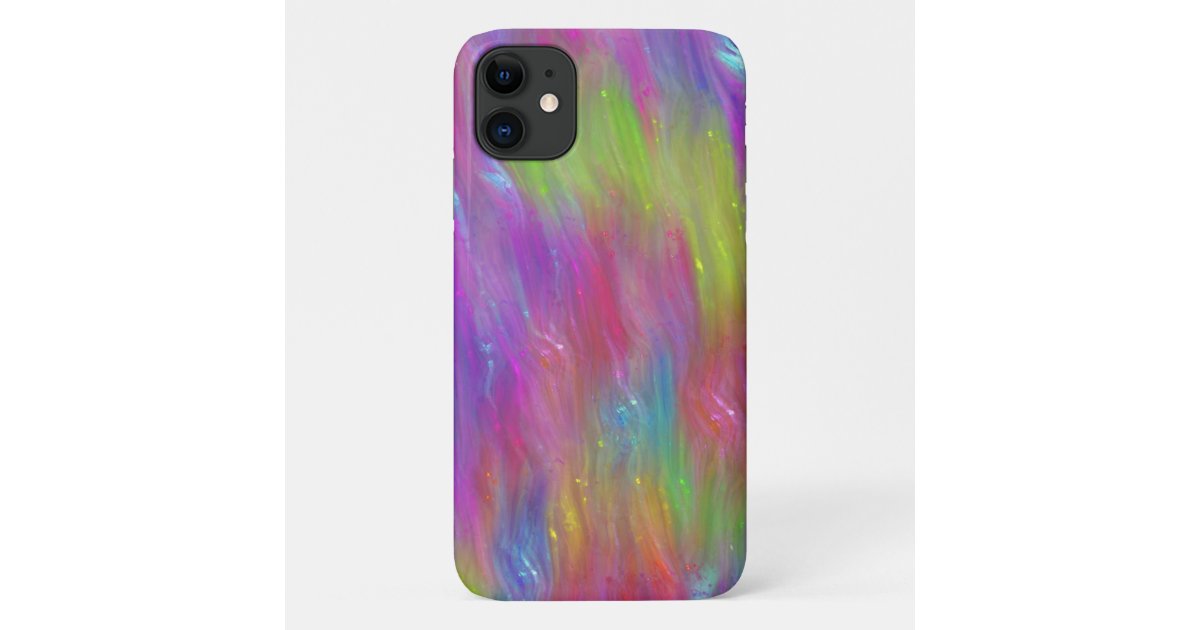 Melted Rainbow Glass Phone Case | Zazzle