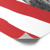 Melting American Flag Statue of Liberty Freedom Poster | Zazzle