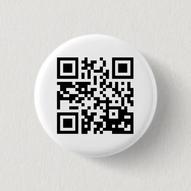 Meme QR code button | Zazzle