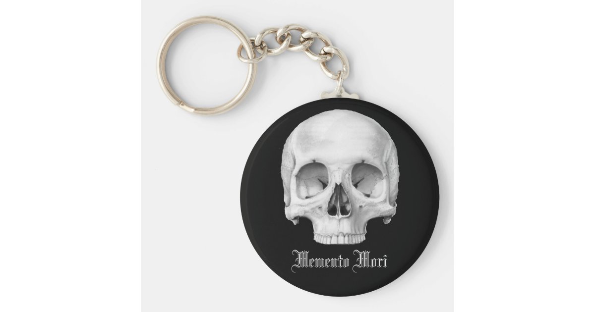 Memento mori Keychain | Zazzle.com