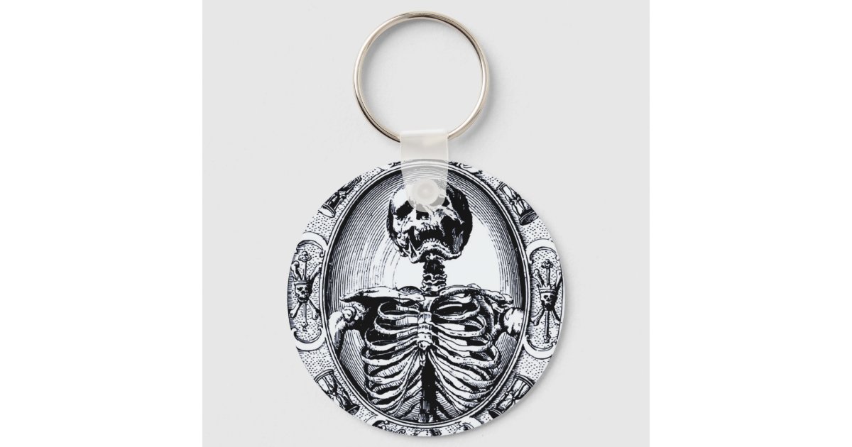 Memento Mori Keychain | Zazzle