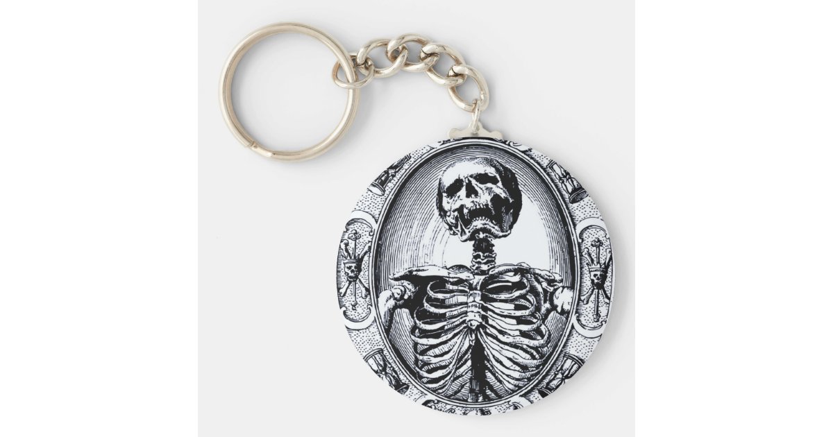 Memento Mori Keychain | Zazzle.com