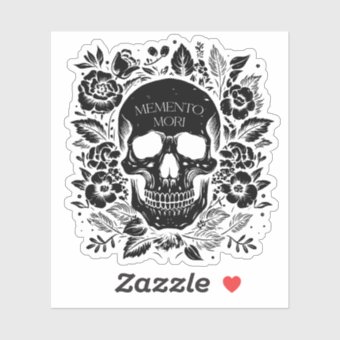 Memento Mori - latin Sticker | Zazzle