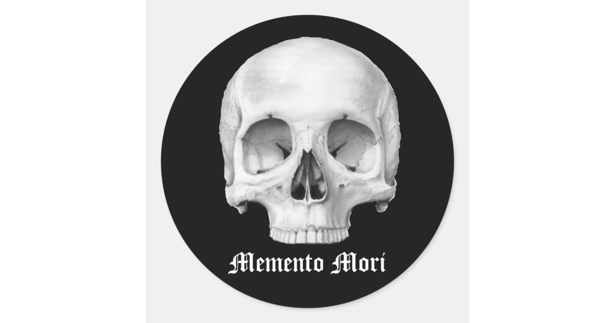Memento mori Stickers | Zazzle