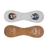 Memorial Custom 2 Photo In Loving Memory Baseball | Zazzle