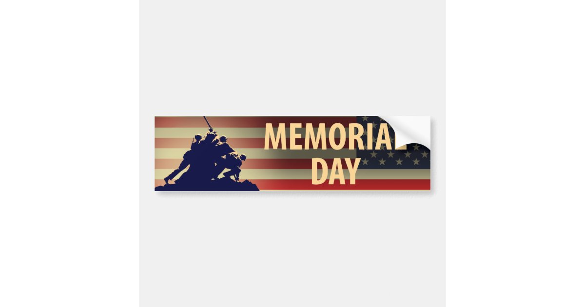 Memorial Day Bumper Sticker | Zazzle