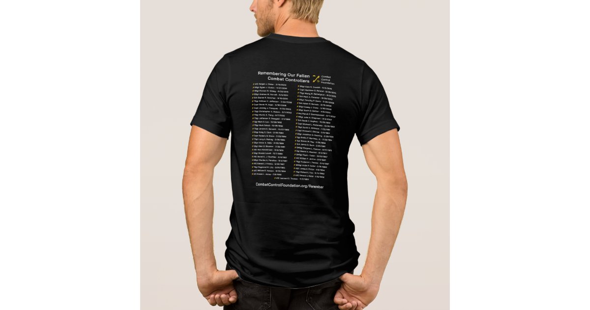 Memorial Day Honoring Fallen Combat Controllers Tri-Blend Shirt | Zazzle