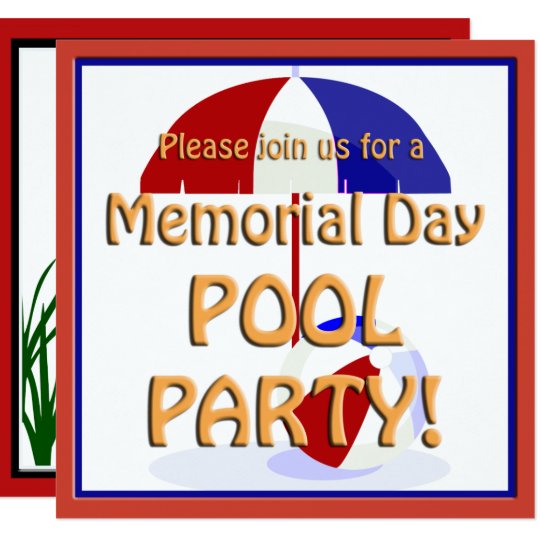 memorial day pool party ideas 18 memorial day patriotic pool party ...