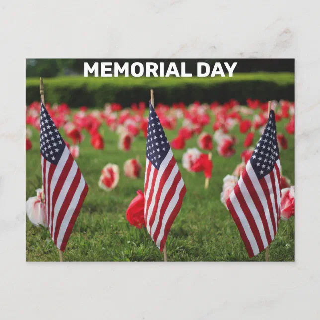 MEMORIAL DAY POSTCARD | Zazzle