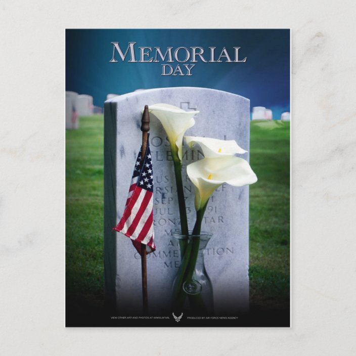 Memorial Day Postcard | Zazzle.com
