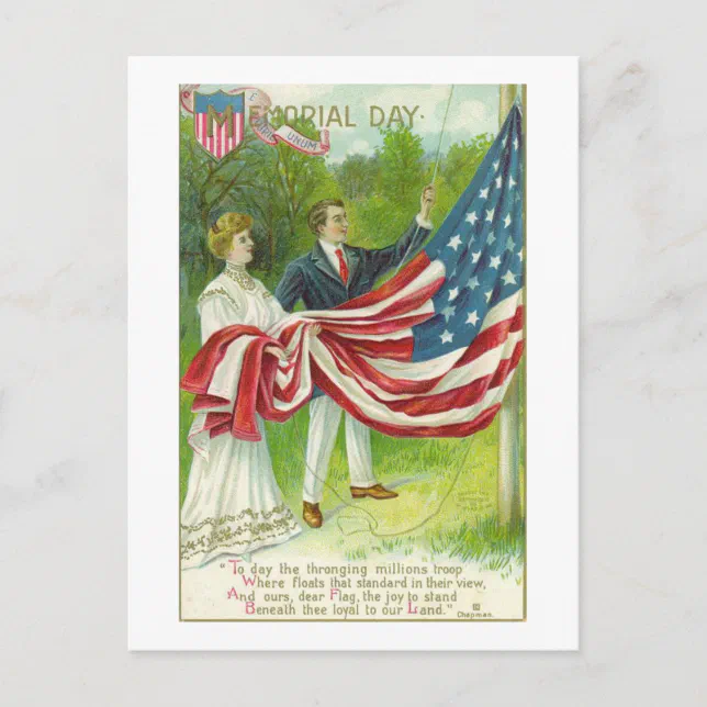 Memorial Day Postcard | Zazzle