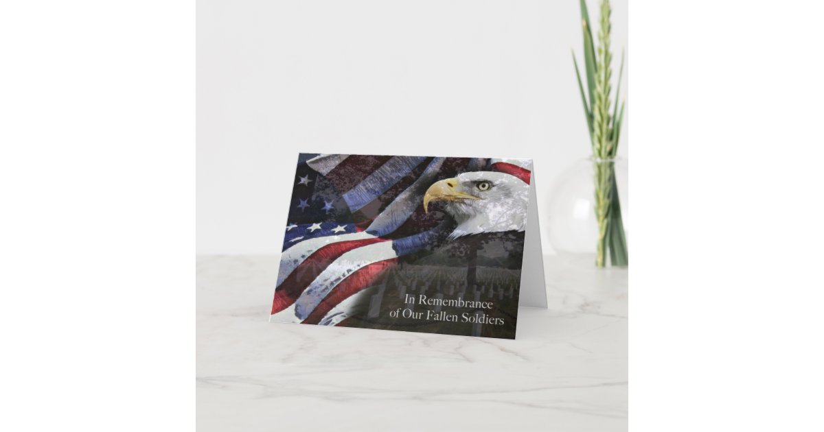 Memorial Day Remembrance Card | Zazzle