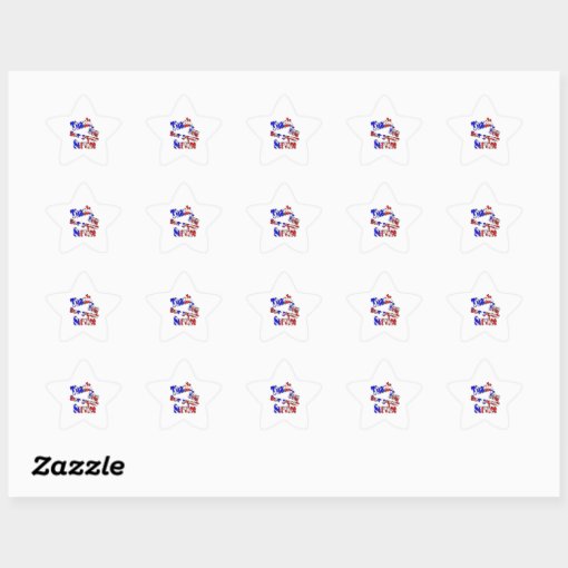 Memorial Day Star Sticker | Zazzle