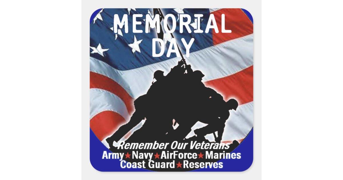 Memorial Day Sticker | Zazzle