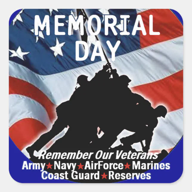 Memorial Day Sticker | Zazzle