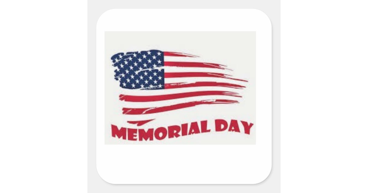 Memorial day sticker | Zazzle