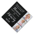 Memorial Elegant Personalized 3 Photo Remembrance Graduation Cap Topper ...