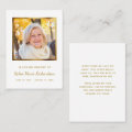 Memorial Funeral In memoriam Wake Viewing Card | Zazzle