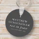 Memorial Funeral Rest In Peace Modern Simple Cross Keychain | Zazzle